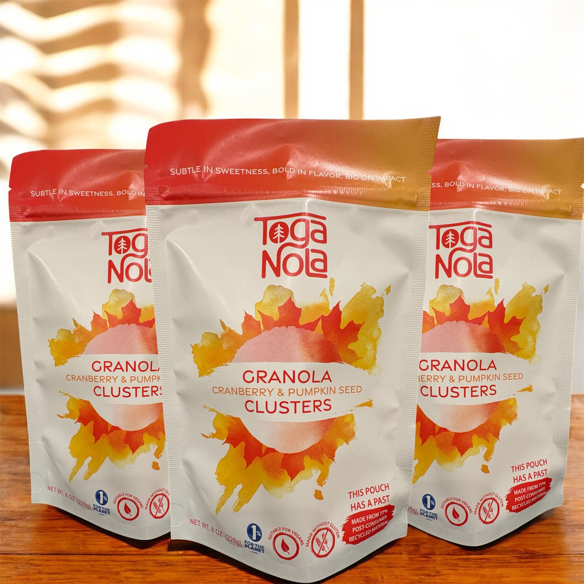 3 Pack of Cranberry & Pumpkin Seed Granola Clusters 8 oz – TogaNola ...